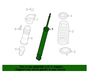 55311-3F800 - Shock Absorber 2007-2009 Kia Amanti | Kia.Parts Store
