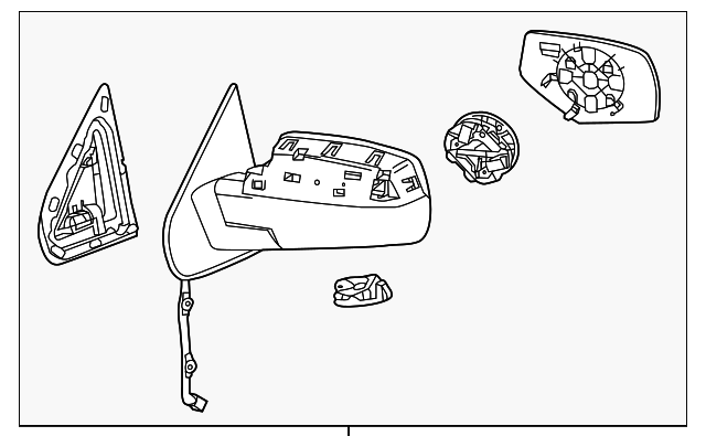 2014-2019 GM Driver Side Door Mirror 84565195 | NewGMParts.com