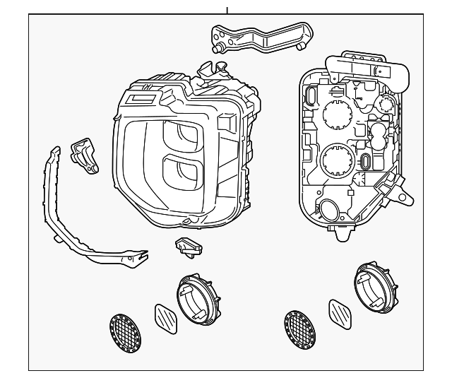 92102-S8210 - Headlamp Assembly - 2021-2022 Hyundai Palisade | World ...
