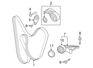2014-2024 Porsche Serpentine Belt 0PB-903-137-D | Sunset Porsche Parts