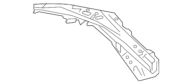 OEM 2013-2017 Honda Accord Rear Pillar Reinforced 64755-T2A-A00ZZ ...