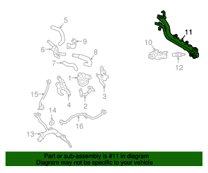 2017-2020 Fiat 124 Spider Tube 68320700AA | TascaParts.com