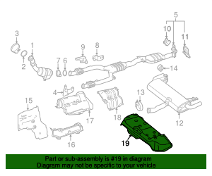 253-682-68-01 - Floor Pan Heat Shield 2017-2023 Mercedes-Benz ...