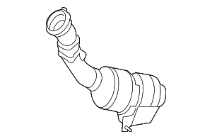 276-140-97-13 - Catalytic Converter 2017-2020 Mercedes-Benz GLC 43 AMG ...