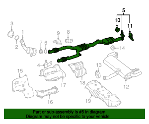 OEM Mercedes-Benz Intermediate Pipe For 2017-2023 Mercedes-Benz GLC 43 ...