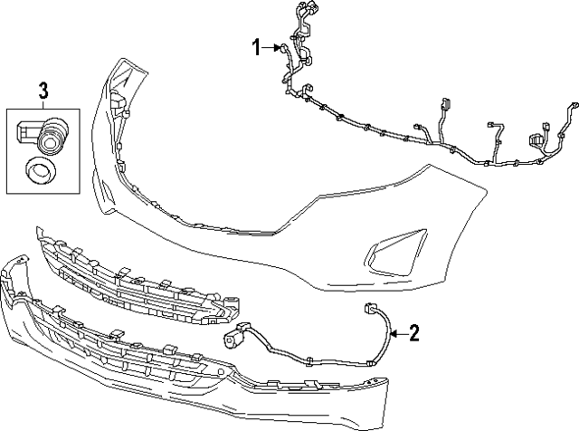 2022-2023 Chevrolet Equinox Harness 84764064 GM | GMPartsDirect.com