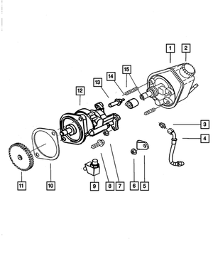 2001-2002 Dodge Vacuum Pump Hose 5015841AA | Mopar eStore