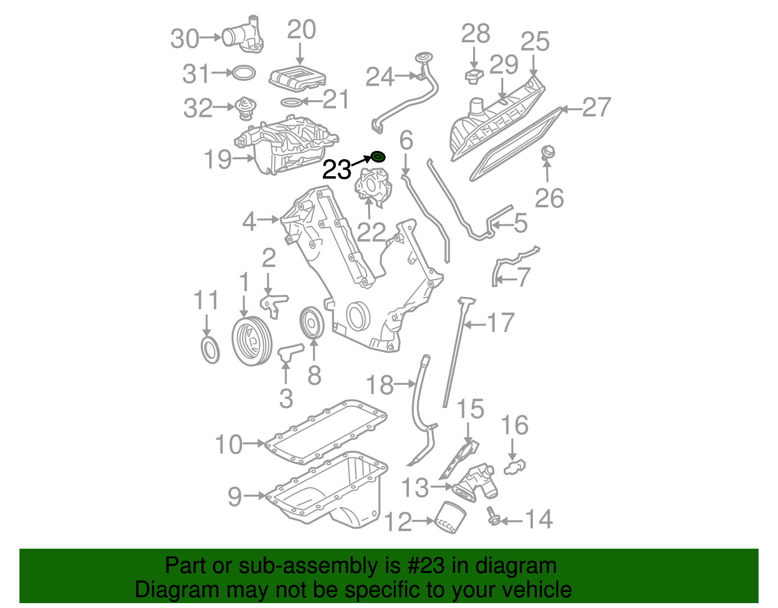 Genuine OEM Ford Part - Engine Oil Pump Pickup Tube Gasket F1AZ-6626-A ...