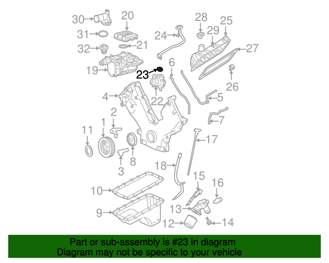 1991-2019 Ford Engine Oil Pump Pickup Tube Gasket F1AZ-6626-A ...
