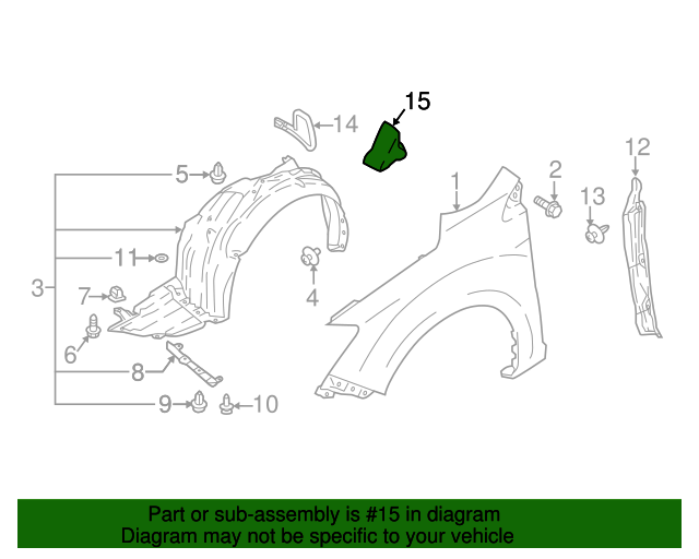 2017-2020 Subaru Impreza OEM NEW 2017-2019 Subaru Impreza Insulator ...