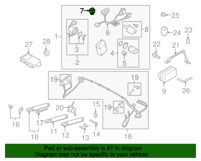 8F0-898-671 - Convertible Top Relay 2010-2019 Audi | Audi OEM Parts