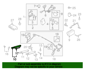 2010-2017 Audi Hydraulic Cylinder 8F0-871-796 | OEM Parts Online