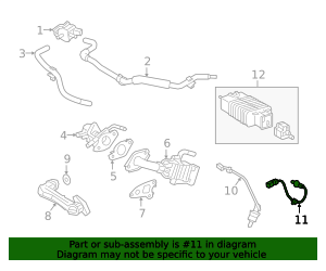 2019-2021 Lexus ES300h Oxygen Sensor 89467-33210 | OEM Parts Online