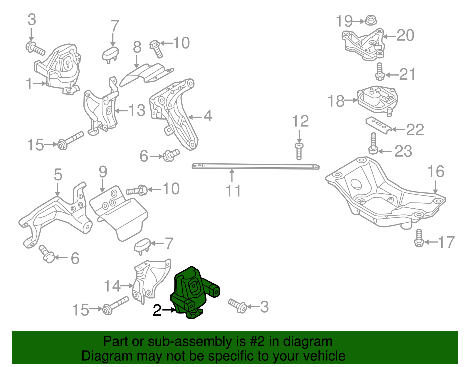 8R0-199-381-AR - Mount 2013-2017 Audi | Audi OEM Parts
