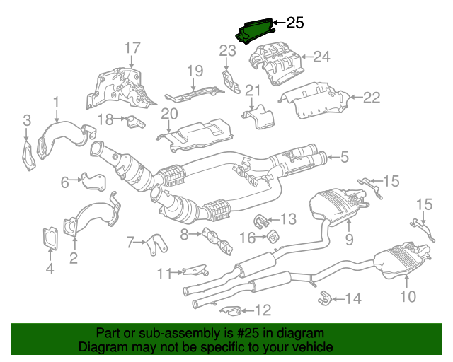 222-680-23-01 - Heat Shield 2014-2020 Mercedes-Benz | AutoNationParts.com