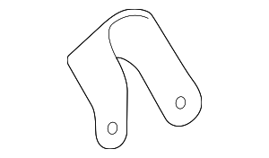 222-491-23-41 - Converter & Pipe Front Bracket 2014-2017 Mercedes-Benz ...