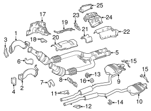 222-680-22-06 - Heat Shield 2009-2020 Mercedes-Benz | AutoNationParts.com
