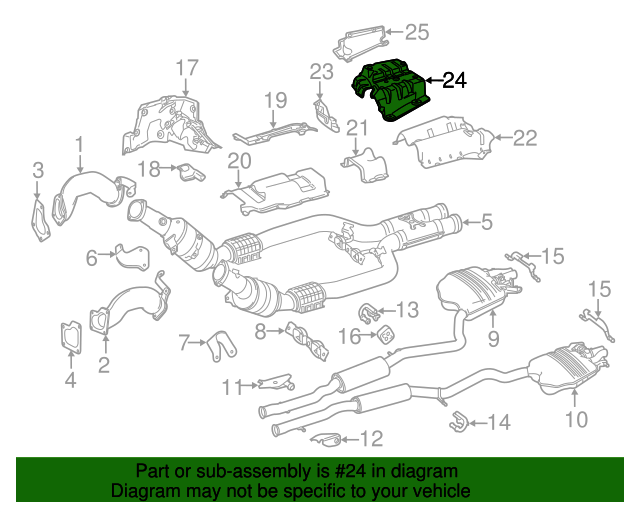 222-680-22-06 - Heat Shield 2009-2020 Mercedes-Benz | AutoNationParts.com