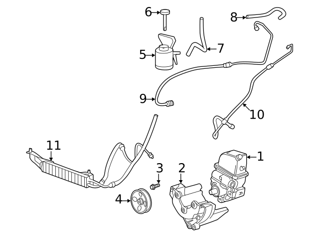 23382056 - Power Steering Fluid Cooler 2018-2024 GM | AutoNationParts.com