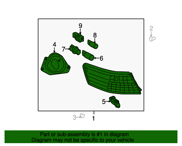 81550-06240 - Combo Lamp Assembly 2007-2009 Toyota Camry | Ourisman ...