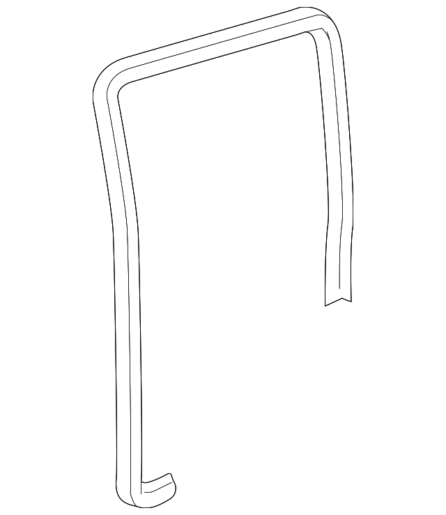 2003-2024 GM Passenger Side Rear Door Weatherstrip 15126640 | GM Parts ...