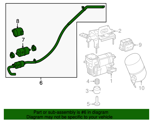 166-320-00-69-64 - Filter Assembly 2016-2019 Mercedes-Benz | Mercedes ...