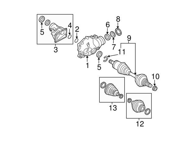31507533735 - 2006-2007 BMW Differential Assembly (31-50-7-533-735 ...
