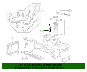 2008-2010 GM Fuel Level Sensor Kit with Seal 19206544 | GMPartsDirect.com