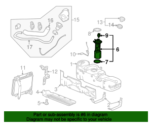 2008-2010 GM Fuel Pump and Level Sensor Module with Seal 19206539 | OEM ...
