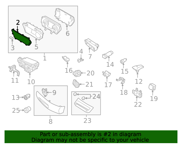 94360-D2000 - Cluster Lens - 2017-2022 Genesis G90 | OEM Parts Quick