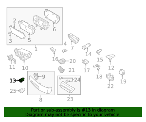 2017-2022 Genesis G90 Switch Assembly Button Start 95430-D2000-RET ...