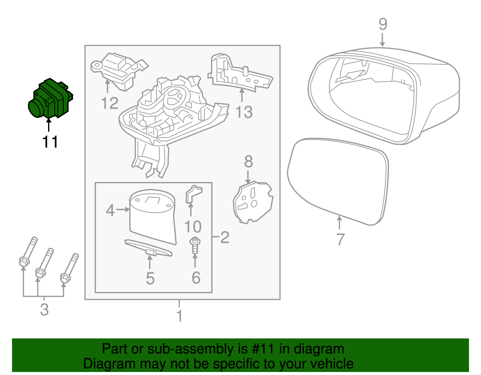 31445951 - Side Camera - 2016-2021 Volvo | Volvo OEM Parts Direct