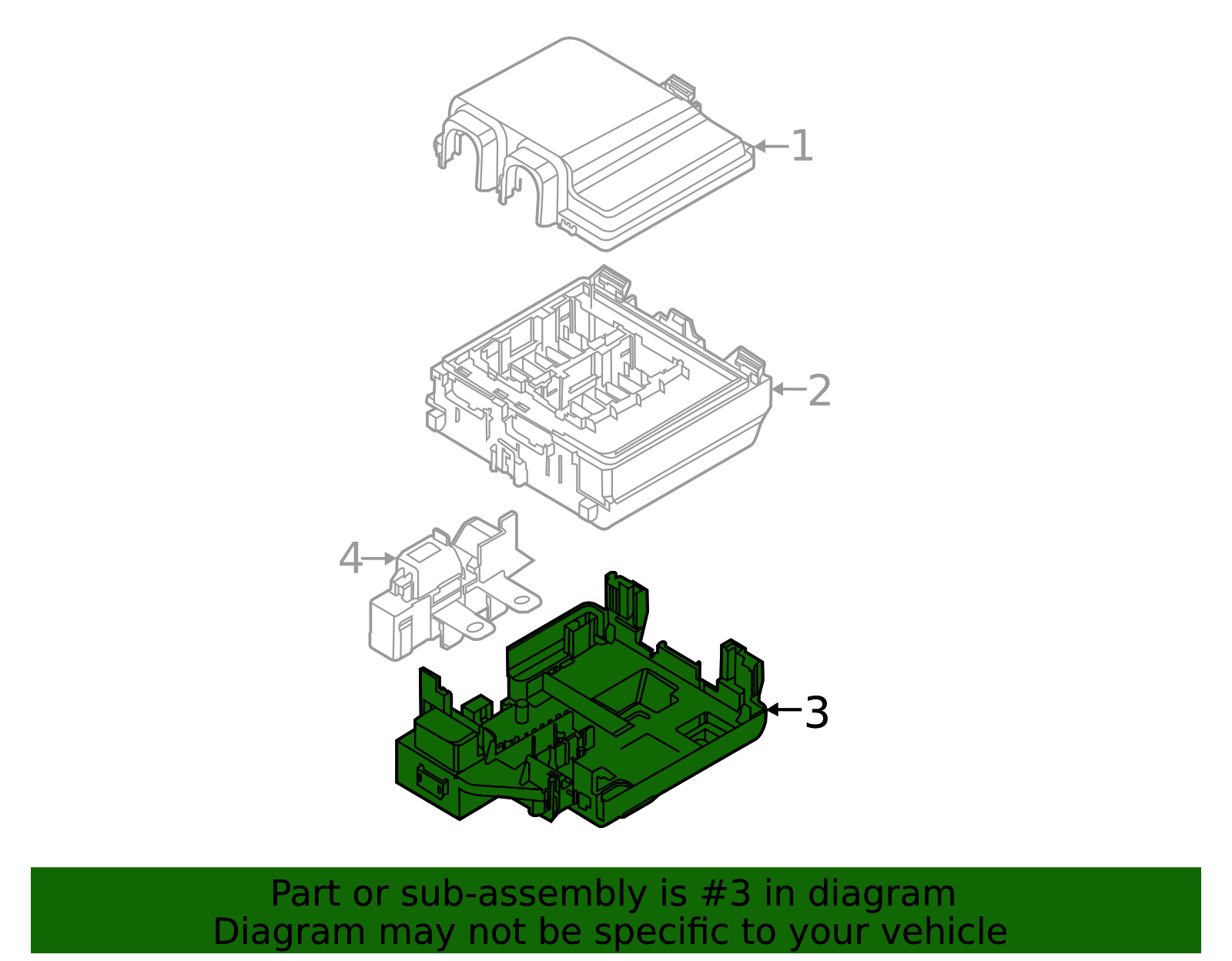 SW-8467 - Motorcraft™ Fuse And Relay Center Base 2020-2025 Ford | Big 3 ...