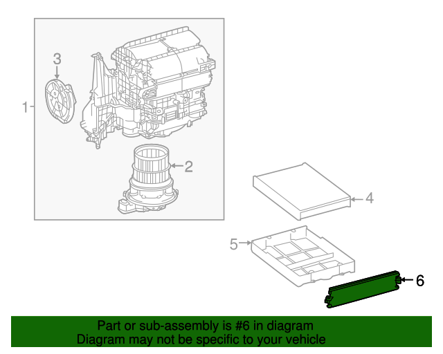 88899-0E010 - Filter Cover 2016-2017 Lexus | Longo Lexus Parts
