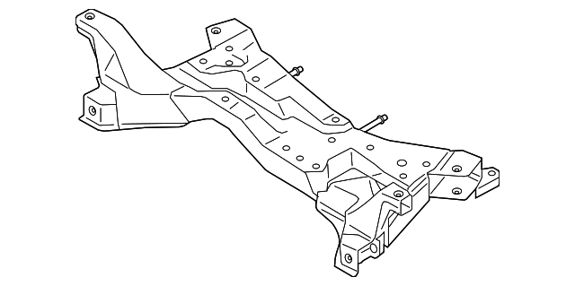 MR510285 - Cross-Member - 2002-2007 Mitsubishi Lancer | Lasco Auto Parts