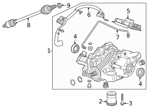 23269751 - Limited Slip Differential Clutch High Pressure Pipe 2017 ...