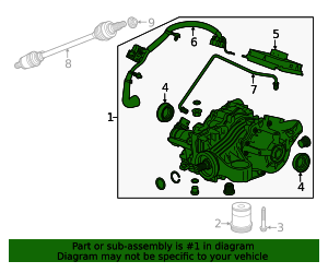 2020 Cadillac XT4 Differential 84894045 | GMPartsDirect.com