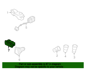 32331200 - Switch - 2017-2020 Volvo S90 | Volvo OEM Parts Direct