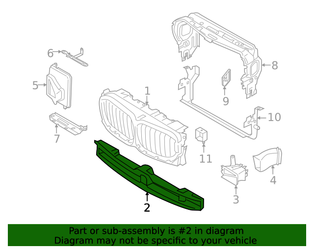 Genuine BMW 51-74-5-A29-C34 | Lower Air Guide | FREE Shipping on Most ...