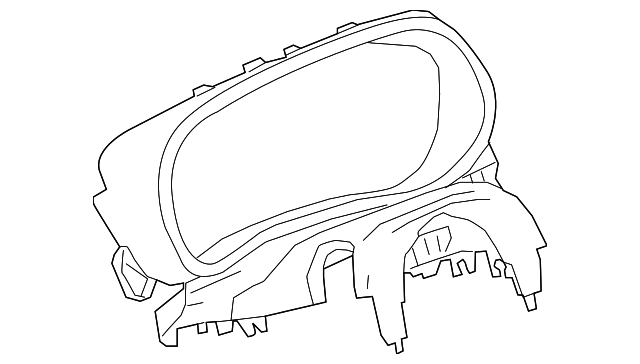 2017-2022 Buick Encore Jet Black Instrument Panel Steering Column Upper ...