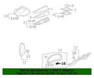 2019-2024 Audi Cluster Bezel Retainer Clip WHT-008-427 | OEM Parts Online