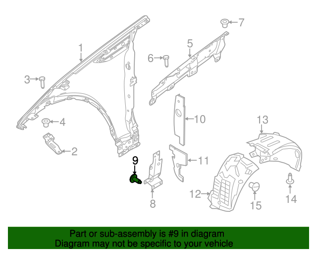 Genuine Lower Bracket Bolt for 2012-2023 Land Rover | Land Rover Part ...