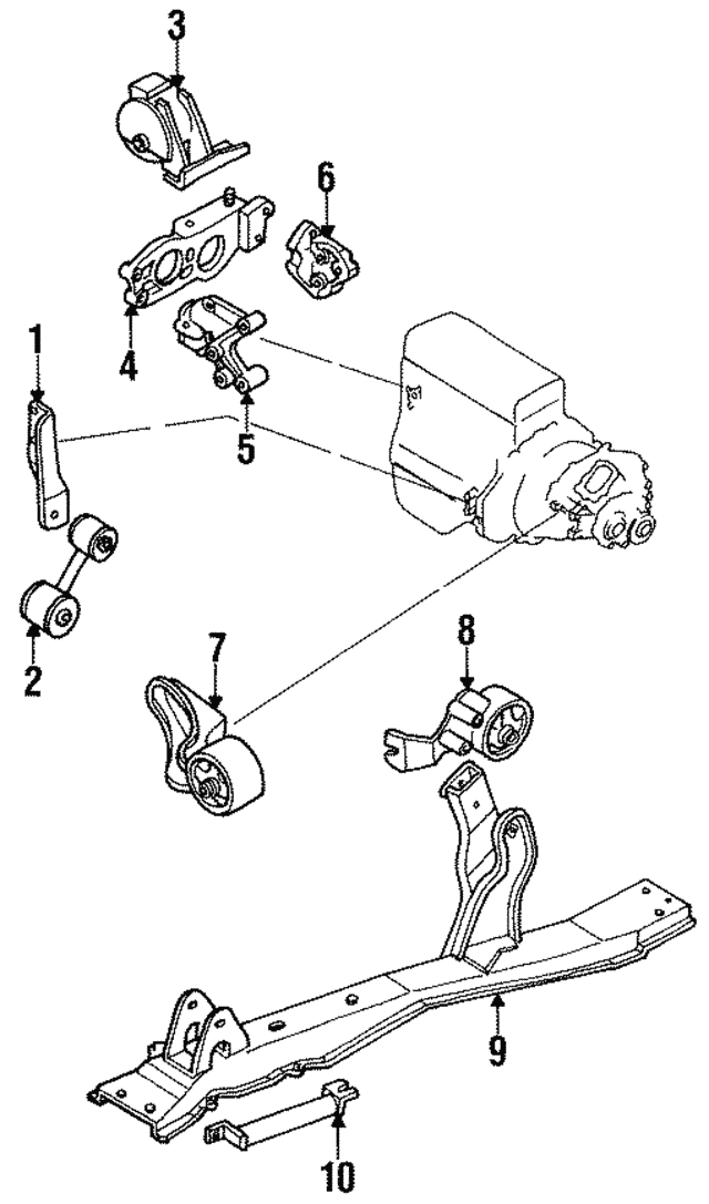 1992 Isuzu Stylus Damper 8970414453 | Isuzu Parts Center