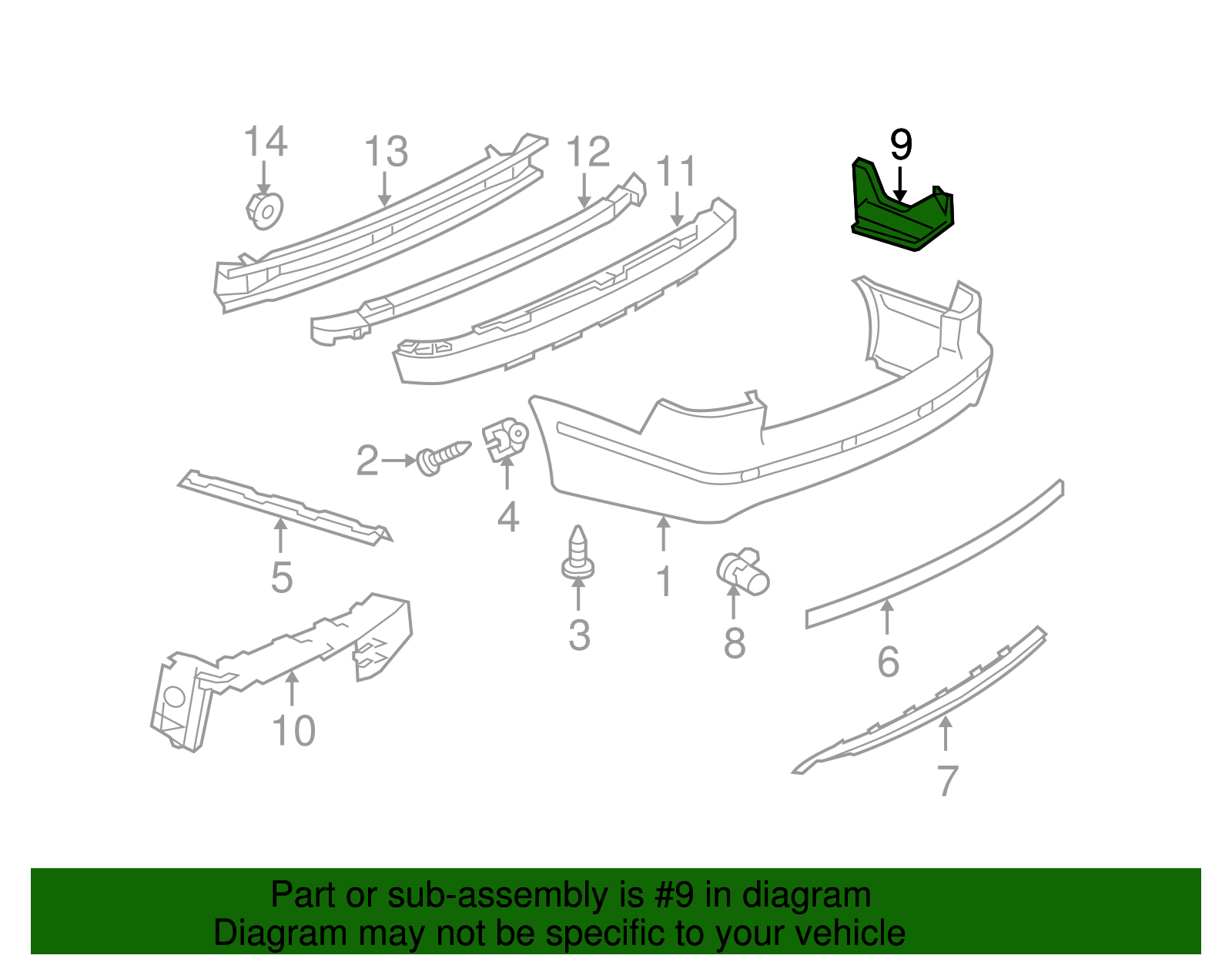 Genuine Air Evacuation for 2004-2005 Saab 9-5 | Part# 5491659 | Over 30 ...