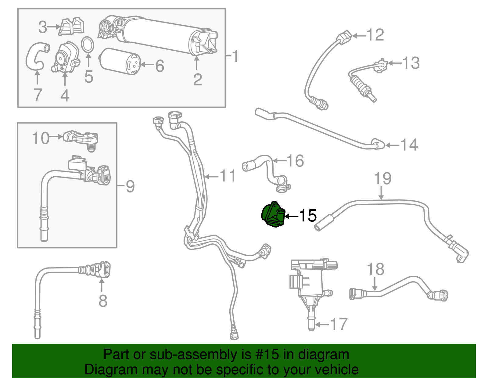 2011-2024 Mopar PCV Valve 68083202AC | Mopar Parts Canada