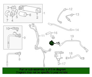 2012-2020 Fiat PCV Valve 68083202AC | TascaParts.com