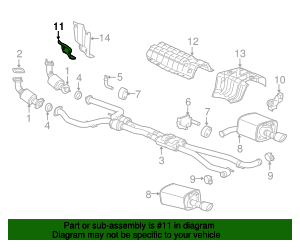 92068241 - Exhaust Heat Shield 2014-2017 Chevrolet | AutoNationParts.com