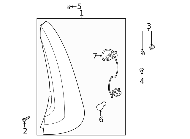 92401-K0110 - Tail Lamp Assembly 2020-2022 Kia Soul | Kia.Parts Store