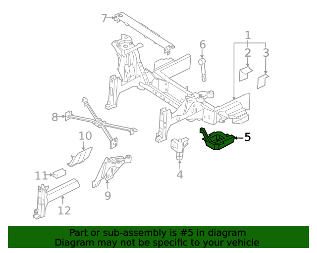 39-20-6-873-785 - Rocker panel reinforcement, left 2014-2021 BMW ...