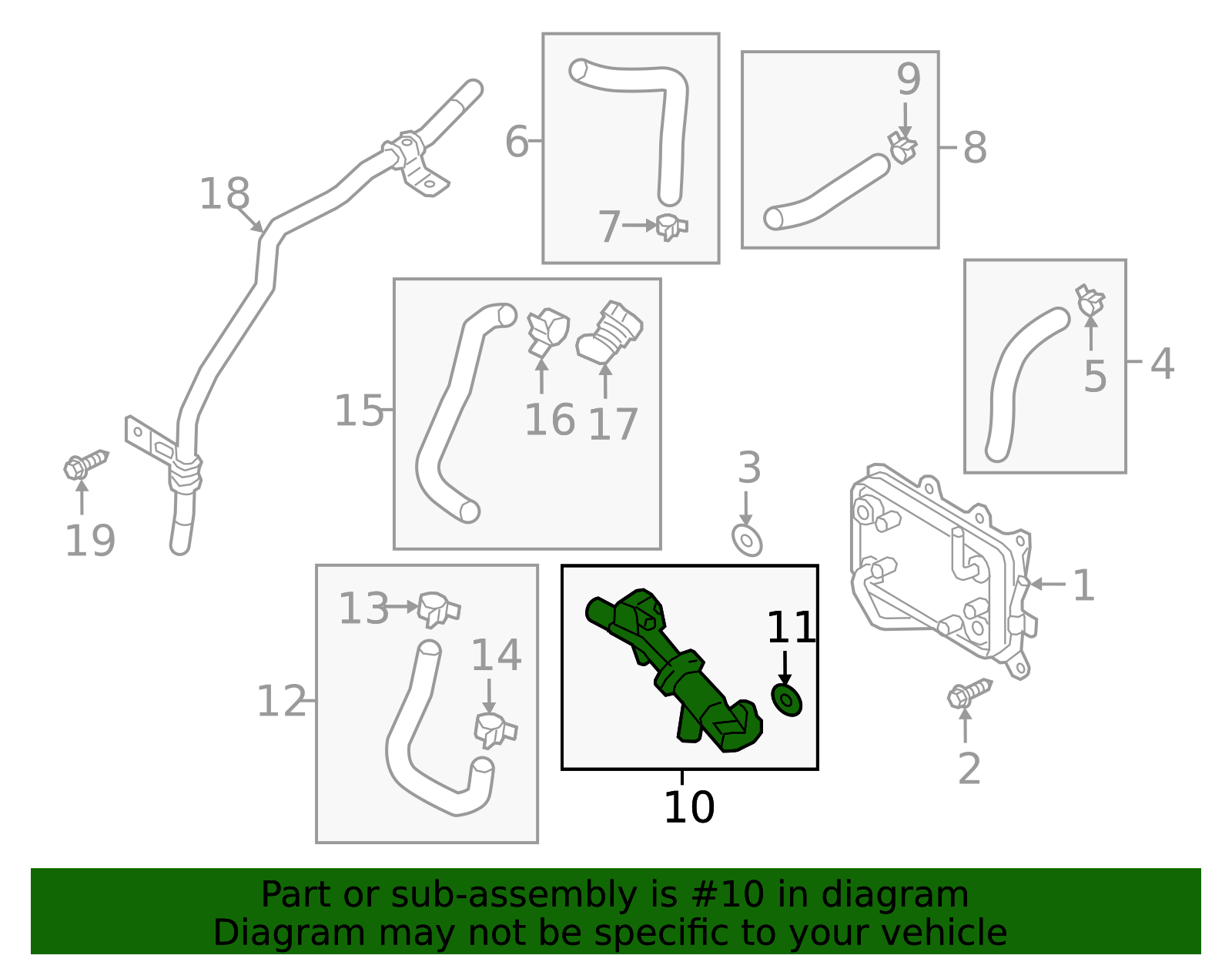 25630-D3000 - Water Valve 2017-2020 Kia Sorento | Kia.Parts Store